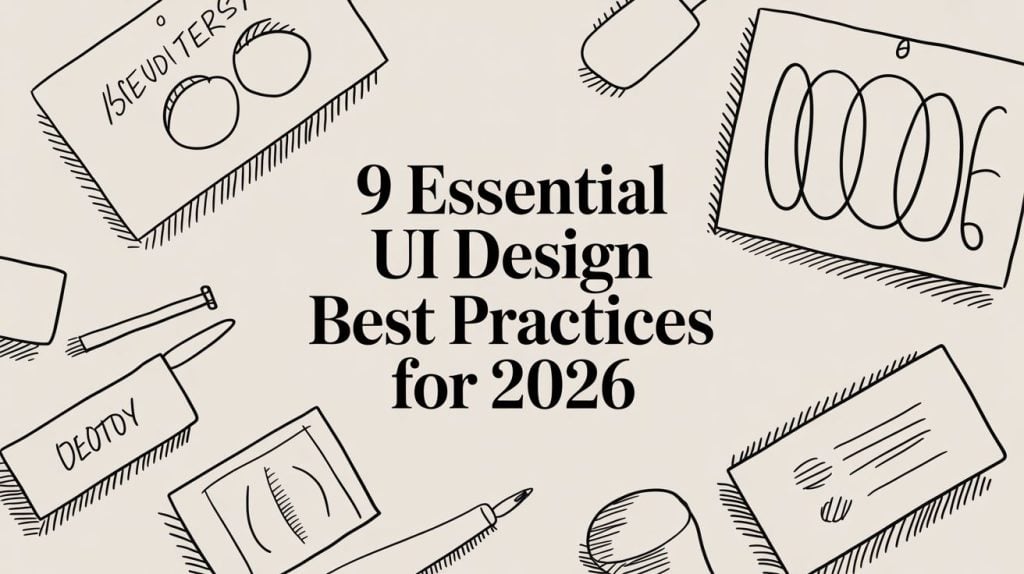 9 Essential UI Design Best Practices for 2026