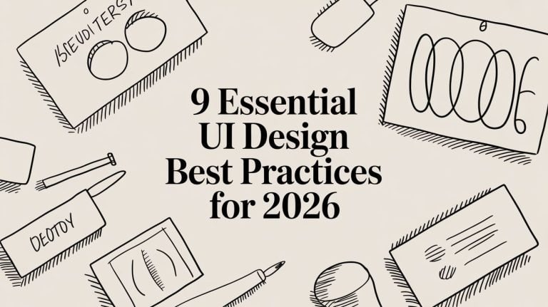 9 Essential UI Design Best Practices for 2026